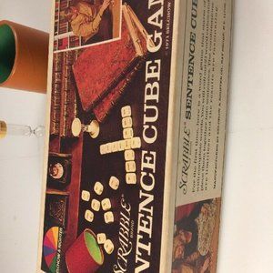 Scrabble | Other | Vintage Scrabble Sentence Cube Game Vintage Word ...